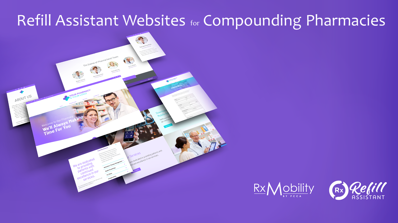 NEW: Refill-ready websites for community pharmacies - Refill Assistant